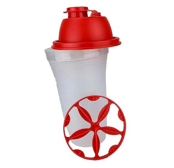 Tupperware Quick Shake II 500ml Vermelho - Coqueteleira - Magazine Luiza