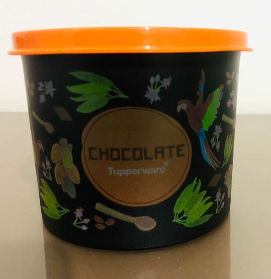 Tupperware Redondinha Chocolate Floral 390g - 500 Ml - Pote - Magazine ...