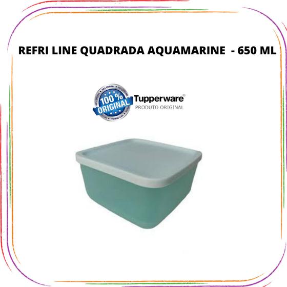 Tupperware Refri Line Quadrado - 650 Ml - Organizador de Geladeira ...