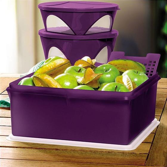 Tupperware Super caixa 10L Roxa - Pote - Magazine Luiza