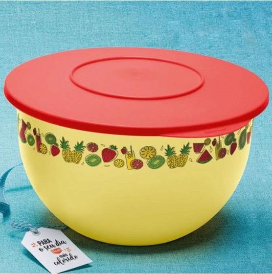 Tupperware Tigela Murano 4,3 litros Amarela - Tigela - Magazine Luiza