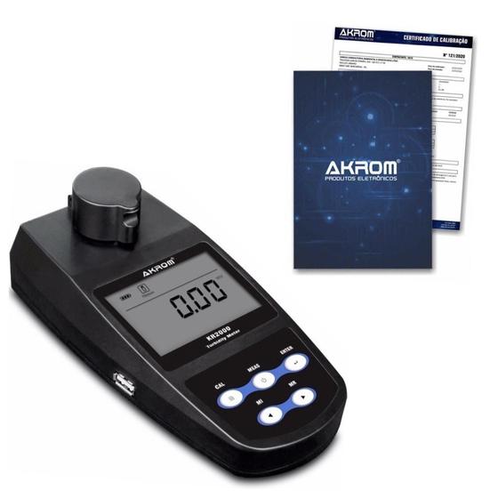 Turbidímetro Digital com Certificado de Calibração - KR2000 - AKROM ...