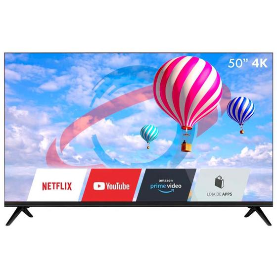 TV 50 Multilaser TL032 - Smart TV - 4K Ultra HD - Wi-Fi - HDR10 - HDMI ...