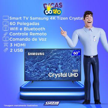 Tv 60p Samsung Crystal Smart 4k Comando Voz - Un60bu8000gxzd - SAMSUNG ...