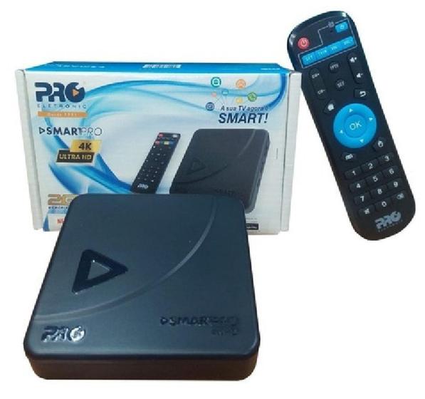 Tv BOX SmartPro Wi-Fi 4K Proeletronic - TV Box - Magazine Luiza
