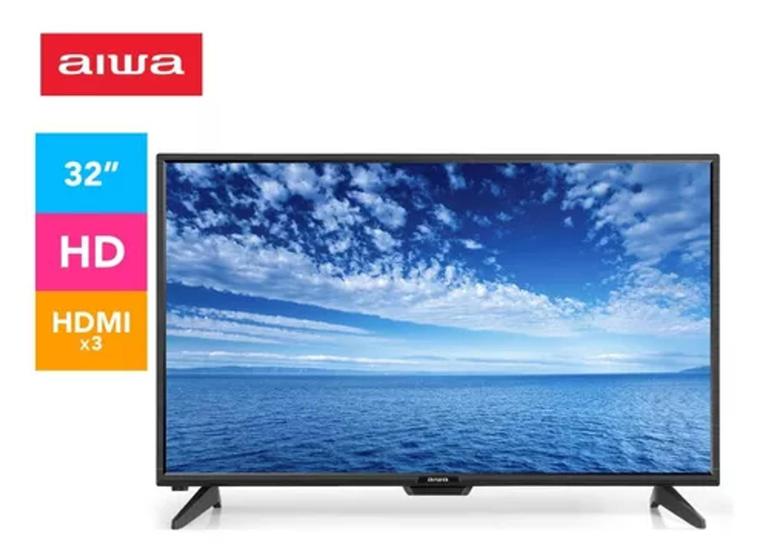 Tv Digital Aiwa Led 32 Polegadas Hdmi Usb Entrada A/v Fone Ouvido 110/ ...