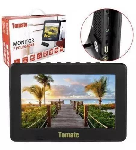 Tv Digital Tela Monitor 7 Polegadas Tomate Mtm 707 - Tv Monitor ...