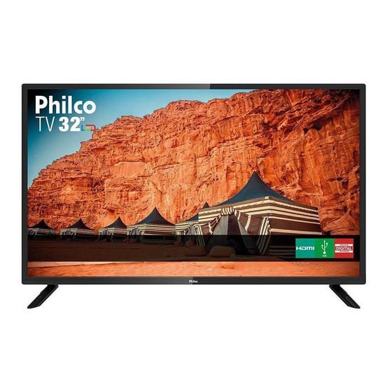 TV LED 32" Philco PTV32F10D HD, 2 HDMI, 1 USB, 60Hz - Smart TV ...