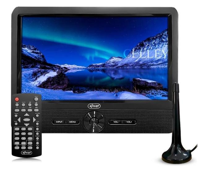 Tv monitor LCD 9 polegadas - Knup - Tv Monitor - Magazine Descontos