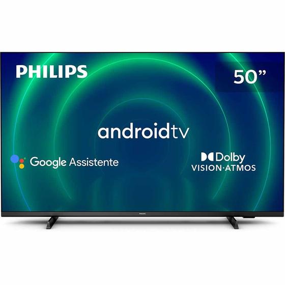 TV Philips 50 Polegadas Smart 4K 50PUG7406/78 Android - TV 4K Ultra HD - Magazine Luiza