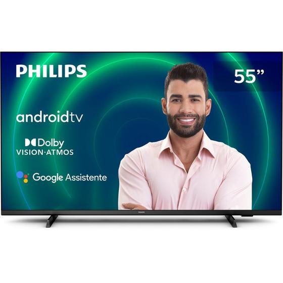 TV Philips SMART 55" Android TV 4K UHD 4XHDMI 2XUSB DOLBY Vision DOLBY ...