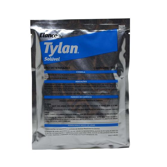 Tylan para Aves 110g Tilosina em Pó Solúvel para Pássaros Frangos e ...