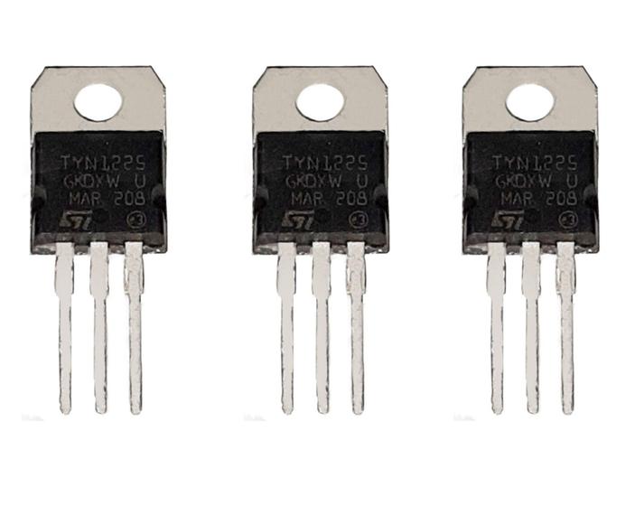 Tyn1225 25a kit 3 peças tiristor thyristor Scr Alta Potência 1200v ...