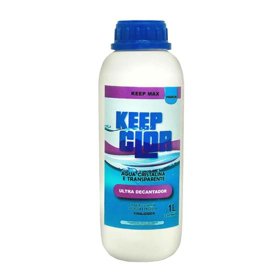 Ultra decantador para tratamento de piscina keep max keep clor - 1l ...