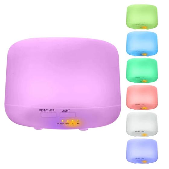 Umidificador De Ar Aromatizador Purificador Luminária Luzes Led Rgb ...