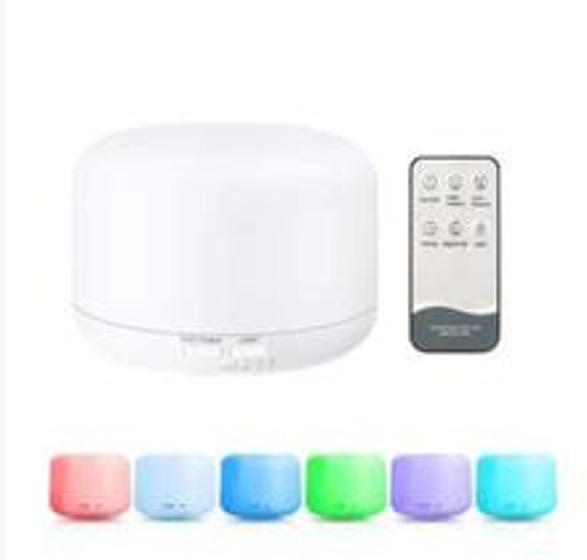 Umidificador De Ar Aromatizador Purificador Portátil Led Rgb 500ml ...