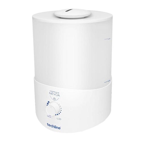 Umidificador De Ar Ultrassônico HM-06 Techline Bivolt Branco ...