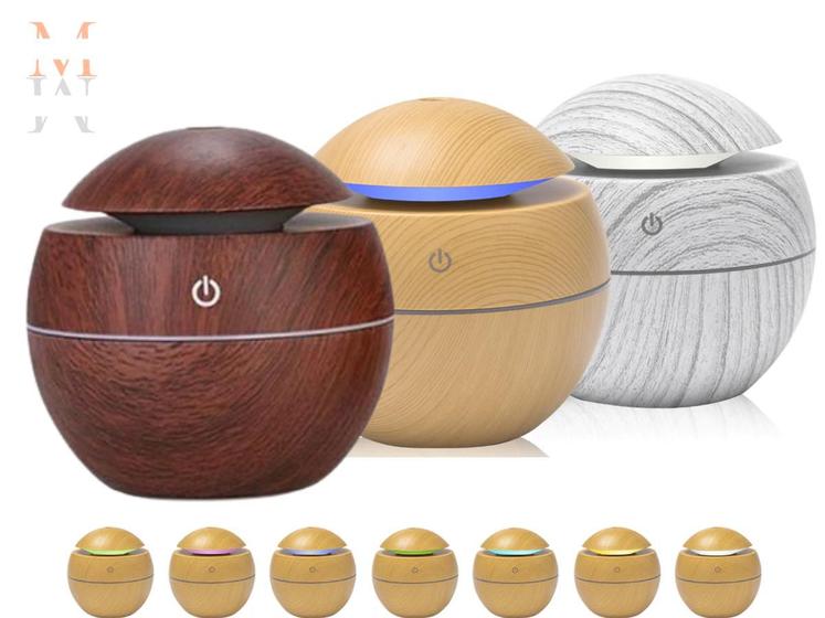 Umidificador E Aromatizador de Ar Ultrassônico USB Redondo - 123Útil ...