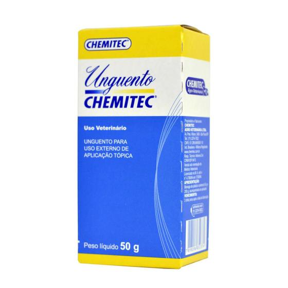 Unguento Chemitec 50G - Cicatrizante para Pet - Magazine Luiza