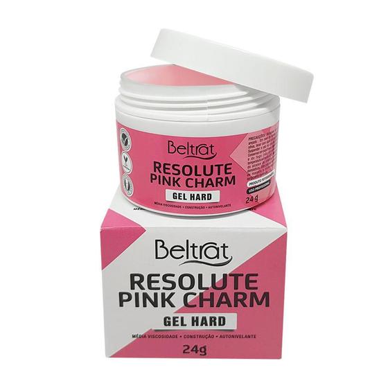 Unhas De Gel Beltrat Resolute Pink Charm Alongamento 24G - Gel para ...