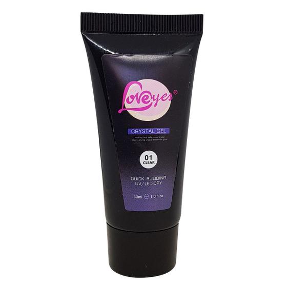 Unhas de gel Polygel Love Yes Transparente Clear 01 30ml - Gel para Unhas - Magazine Luiza