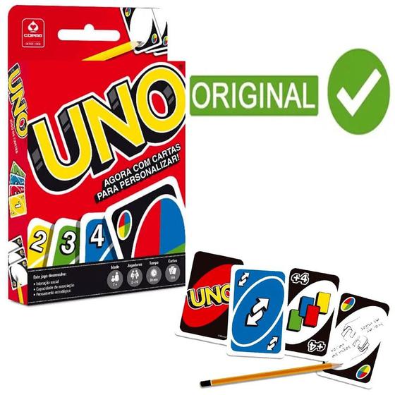 Uno Copag Diversão Sem Limites Original Para Personalizar - Jogos de ...