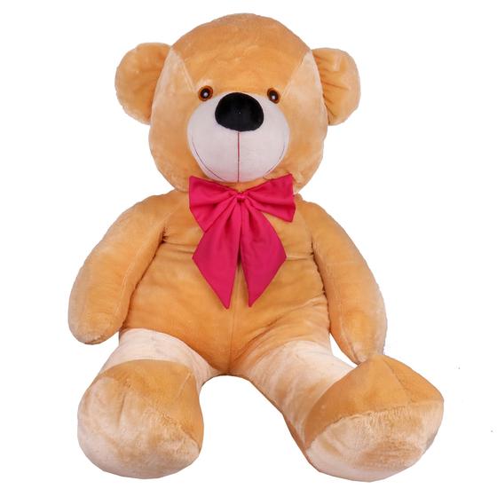 Urso Teddy Grande 1,40 Metro Gigante Pelúcia 140 Cm Nacional - Barros Baby - Pelúcia - Magazine ...