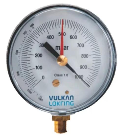 Vacuômetro analógico vulkan v 80 - Manômetro - Magazine Luiza