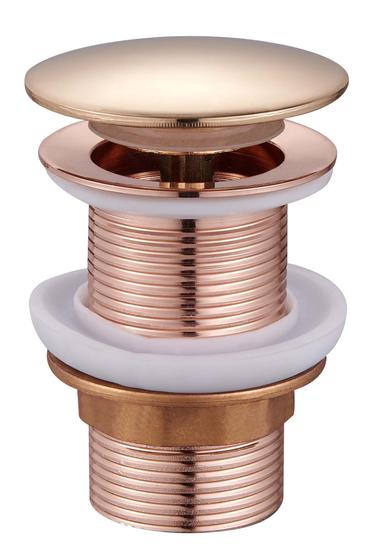 Válvula Ralo Click Luxo Inteligente Inox Para Cuba 7/8 Rose - Soft Inox ...