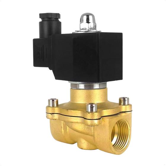 Válvula Solenóide 2/2 Vias Nf Rosca 1/2 Água Ar E Óleo 220 V - ROTTA376 - Materiais Hidráulicos ...