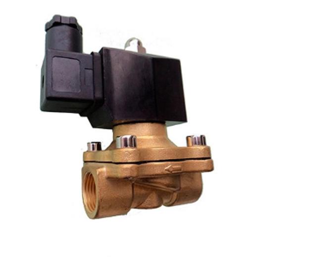 Válvula solenóide 2 vias rosca 1/2" normalmente fechada 220 vac - Monjardim - Materiais ...