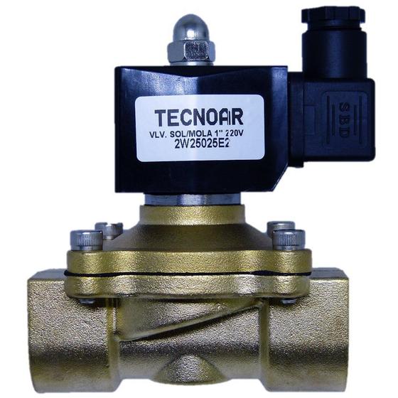 Válvula Solenóide Fluir 1" Nf 220v 2 Vias 10 Bar entrada Água para Lavadora Todas - Materiais ...