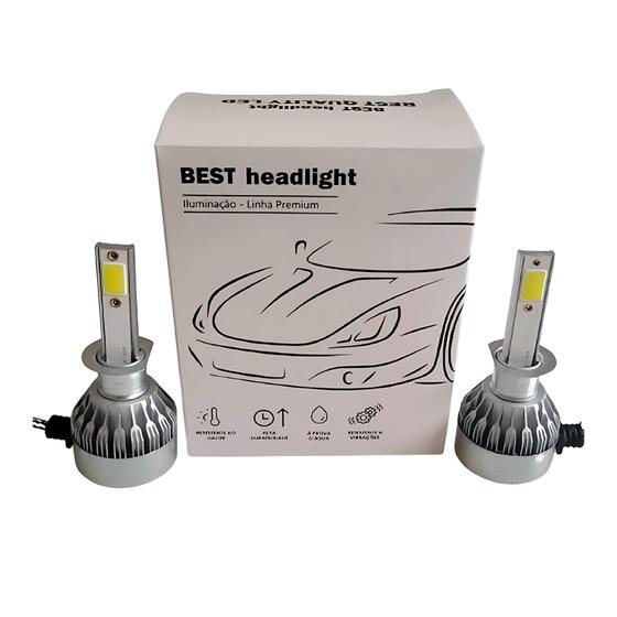 VAR Par de Lâmpadas Automotivas Super Led 6000K Nano Compacta Encaixe à ...