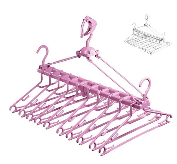 Varal Cabideiro Multiuso Com 10 Cabides Dobrável Ligbrin - Varal - Magazine Luiza