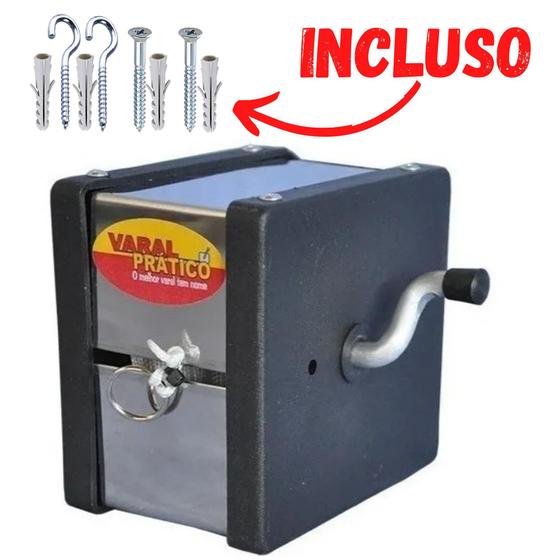 Varal Recolhível Inox Retrátil 30 Mts Imperdível - Metaltech - Varal ...
