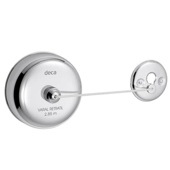 Varal Retrátil Deca Hotel Cromado - DECA METAIS - Varal - Magazine Luiza