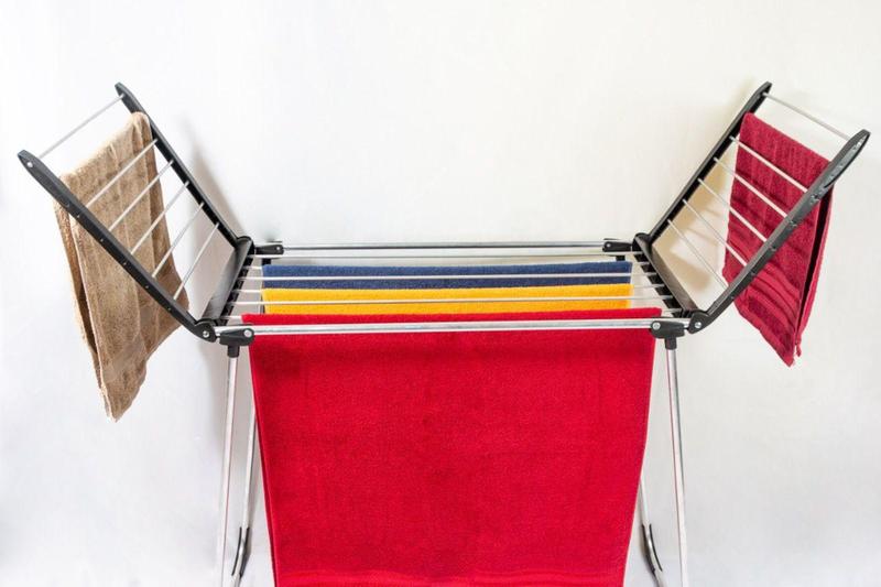 Varal Roupas De Chão Com Abas Portátil Em Alumínio - Prismatic - Varal ...