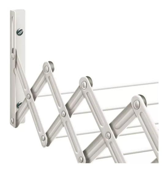 Varal Sanfonado De Parede 60 Cm Estender Roupas Lavanderia( - Shopbr ...