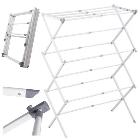 Varal Vertical Retrátil 10Kg Design Inteligente E Funcional - Power ...