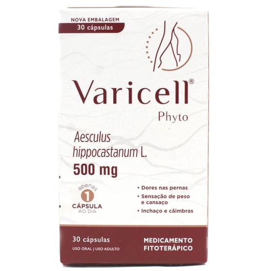 Varicell Phyto 500mg com 30 Cápsulas - Divcom pharma - Fitoterápicos ...