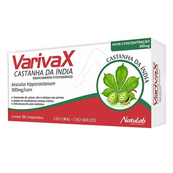Varivax 300mg 30 comprimidos - NATULAB - Medicamentos - Magazine Luiza