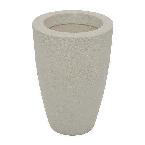 Vaso Cone Liso 45 Branco Marmore - Vasap - Vasos para plantas ...