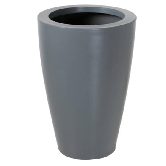 Vaso Cone Liso 55 (42L) Cinza Claro VASAP - Vasos para Plantas - Magazine Luiza