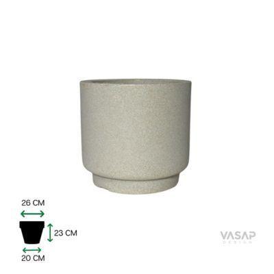 Vaso Cumbuca Alo P Branco Mármore Vasap - Vasos para plantas - Magazine Luiza