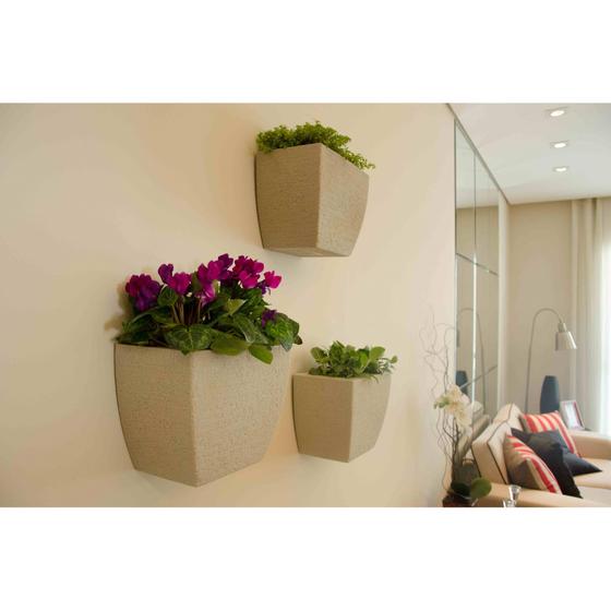 Vaso Japi Polietileno Parede Moderno Jardinagem Vertical P - Vasos para Plantas - Magazine Luiza