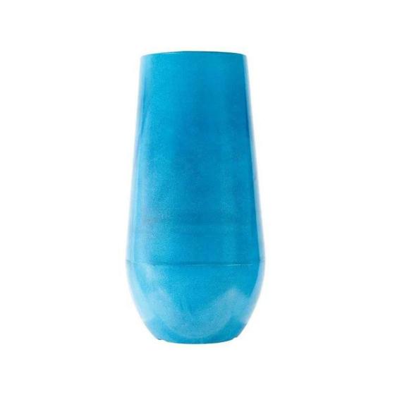Vaso Para Plantas Ilhabela 60cm Azul Marmorizado - Afort - Vasos para ...
