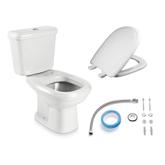 Vaso Sanitário com Caixa Acoplada Sabatini Icasa Branco - Vaso ...