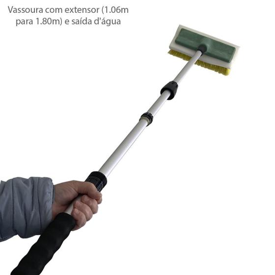 Vassoura Multi Uso Com Jato D'Agua E Cabo Extensor 1.80M - Sul Vendas ...