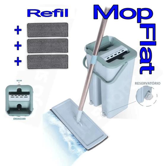 vassoura rodo mopi lava e seca azulejo Microfibra absorção 100% ...