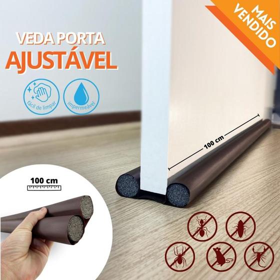 Veda Porta Rolinho Protetor Impermeável 80 cm Ajustável -Contra Bichos ...